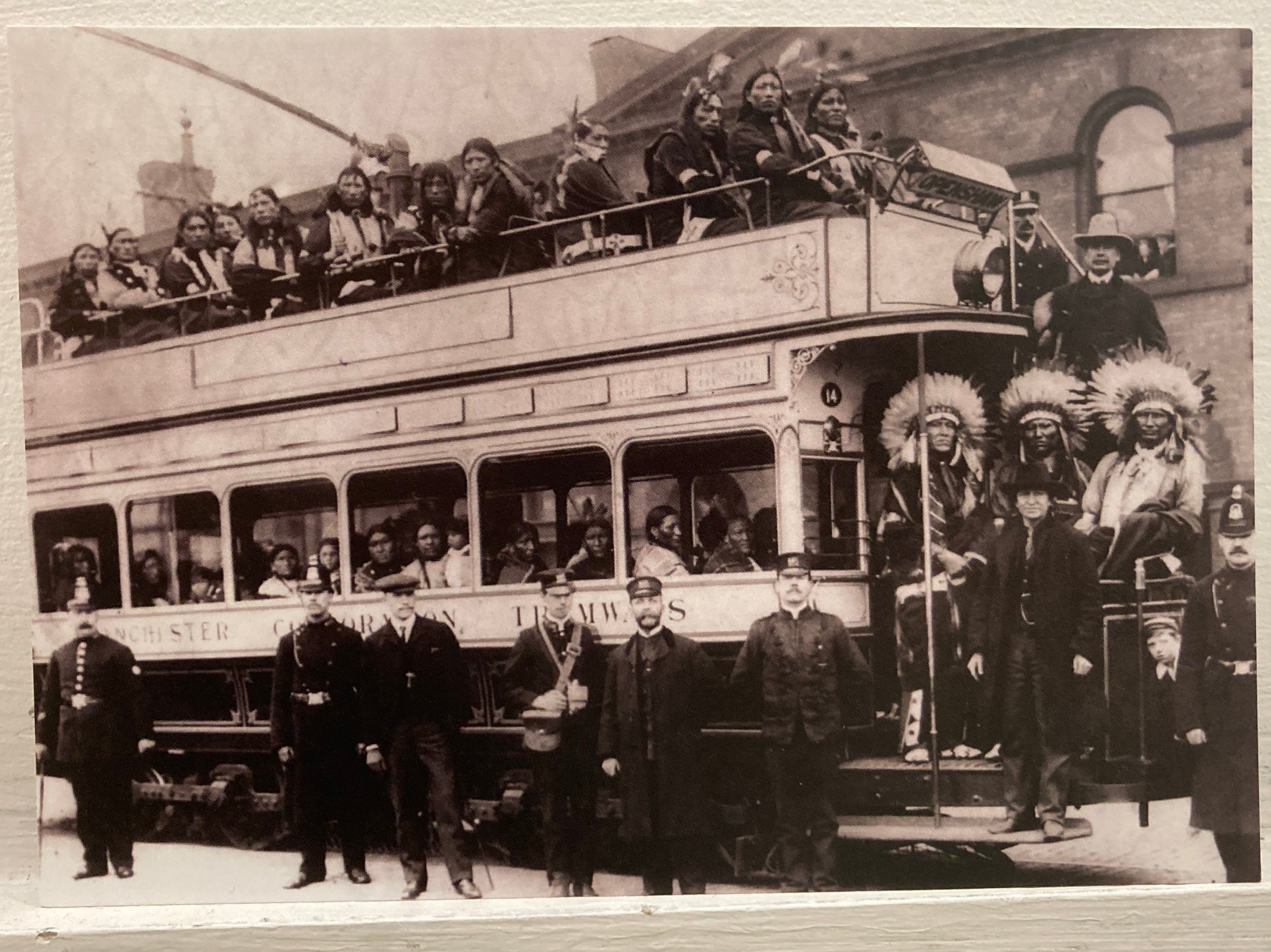 'Buffalo Bill's Wild West Show' postcard – Manchester Libraries UK Store