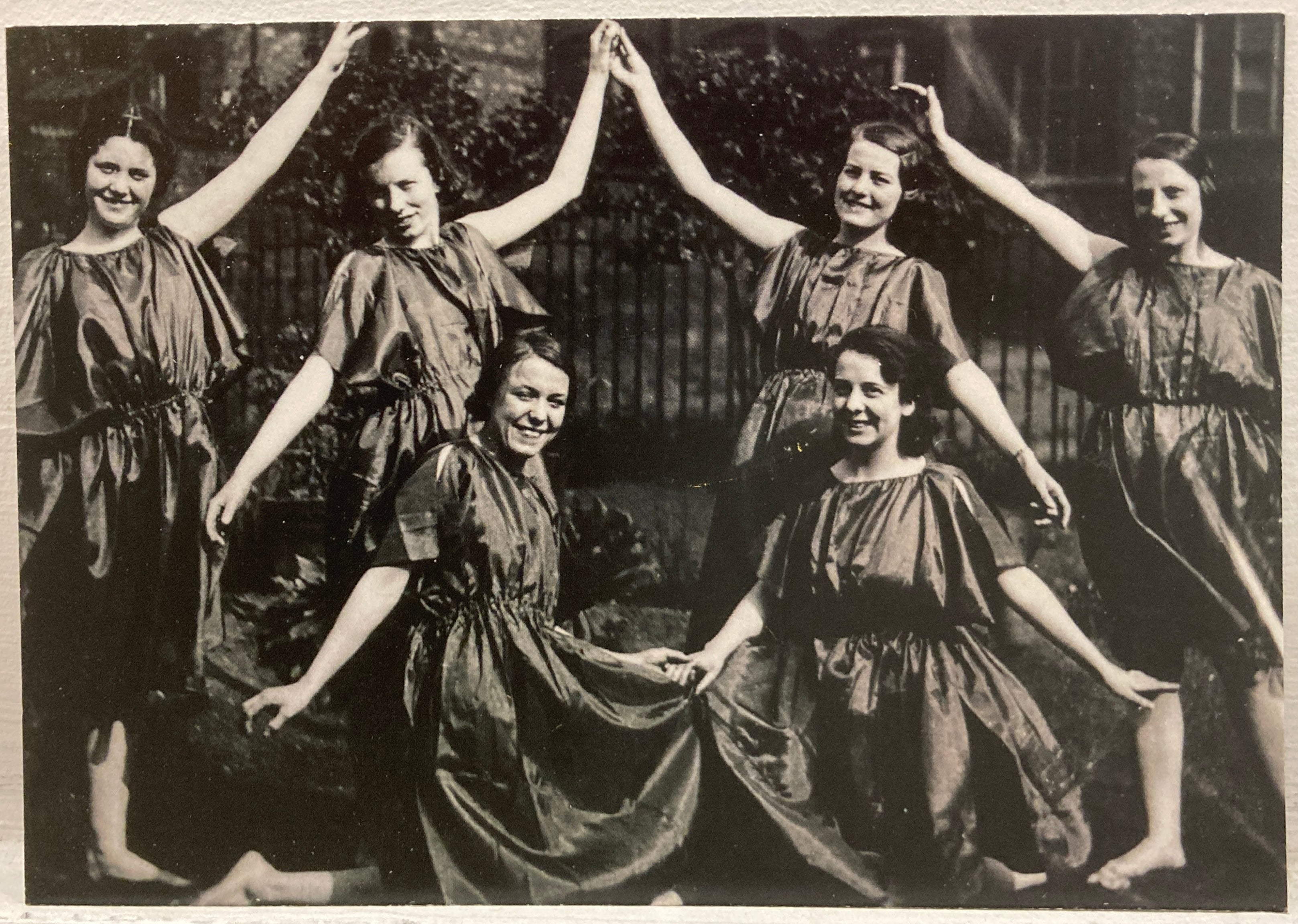 'Girls Friendly Society Dance Team' postcard – Manchester Libraries UK ...