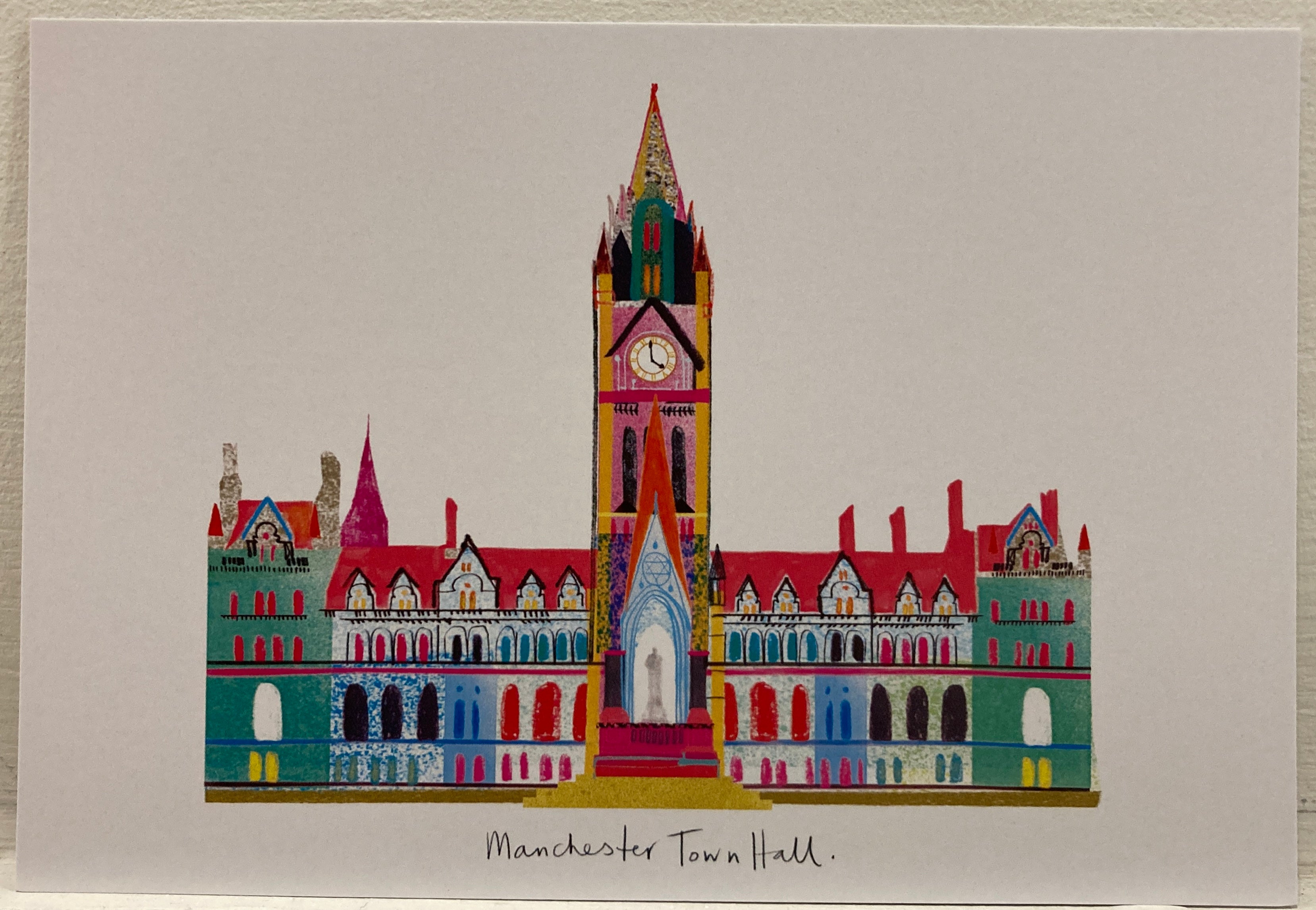 'Manchester Town Hall' postcard – Manchester Libraries UK Store