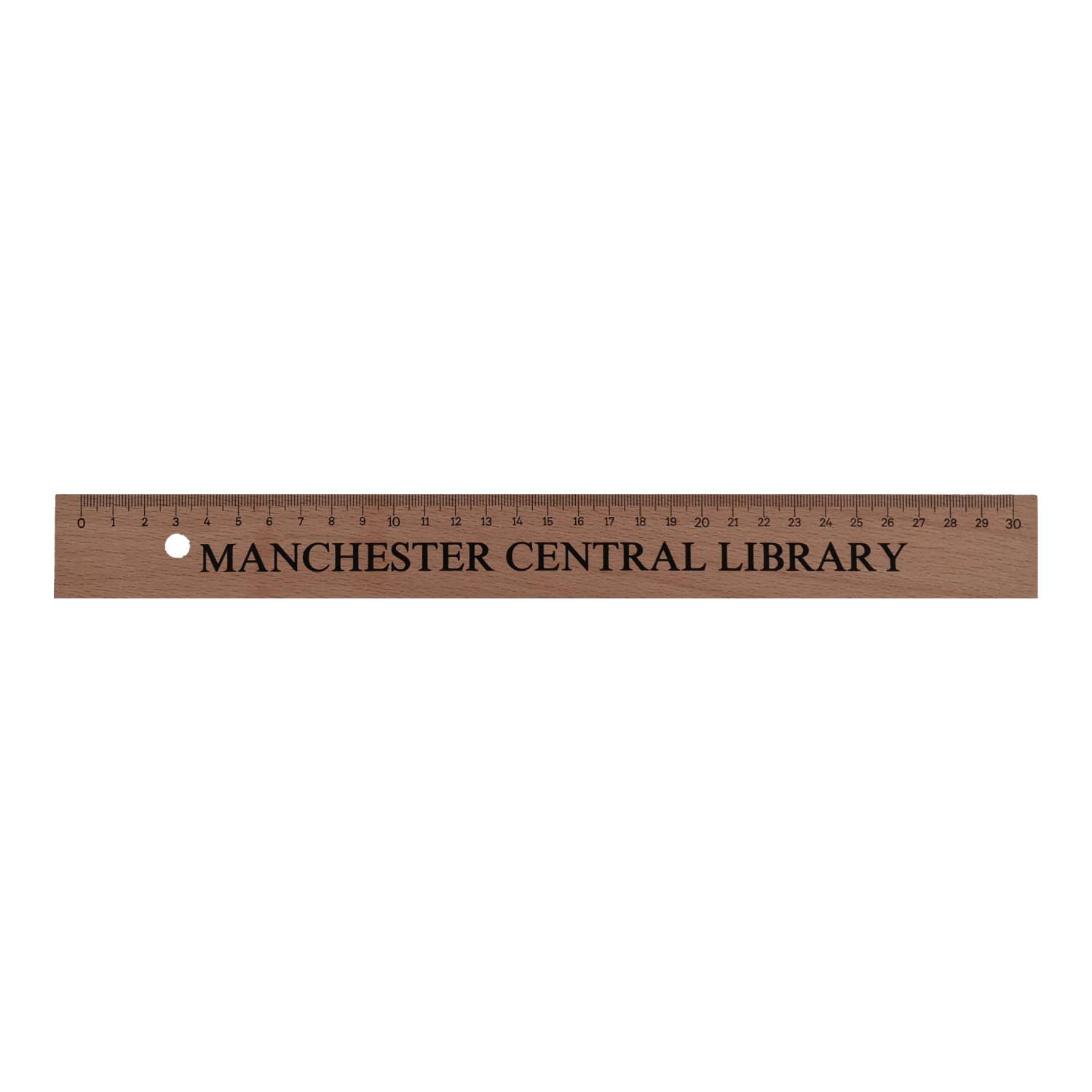 Central Library 30cm Wooden Ruler – Manchester Libraries UK Store