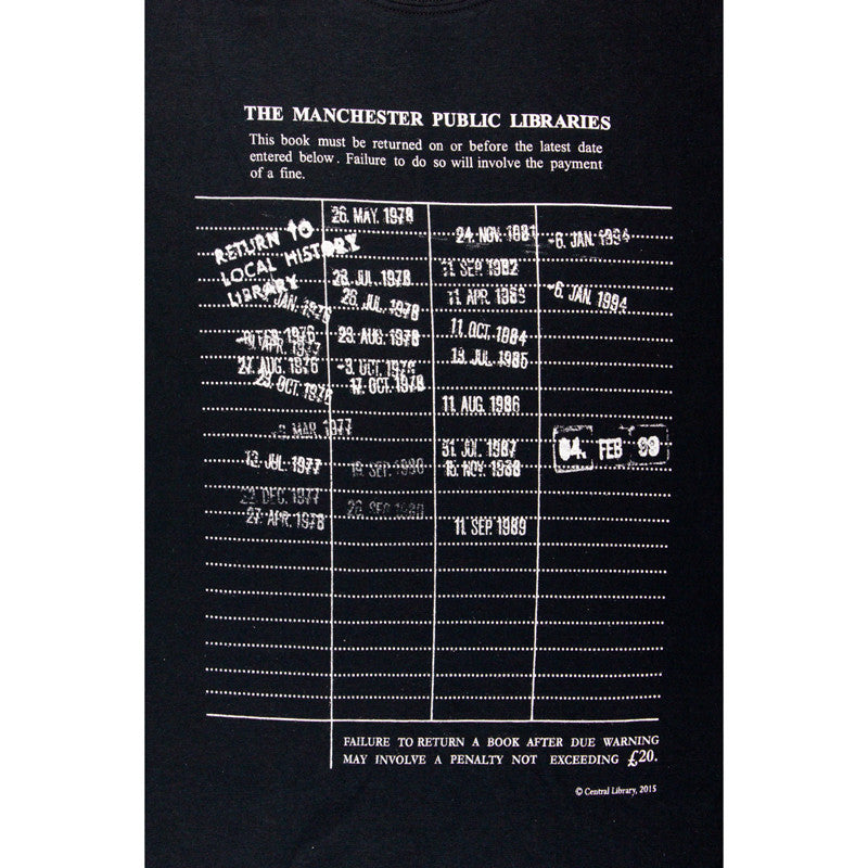 Manchester Libraries T-Shirt – Manchester Libraries UK Store